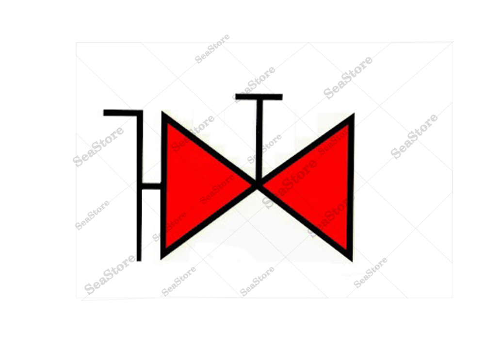 Safety Sign Fire Main With Valves' Sticker | Sea Store